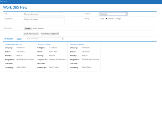 SharePoint Help Desk Application | SharePoint Service Desk | IT Help ...